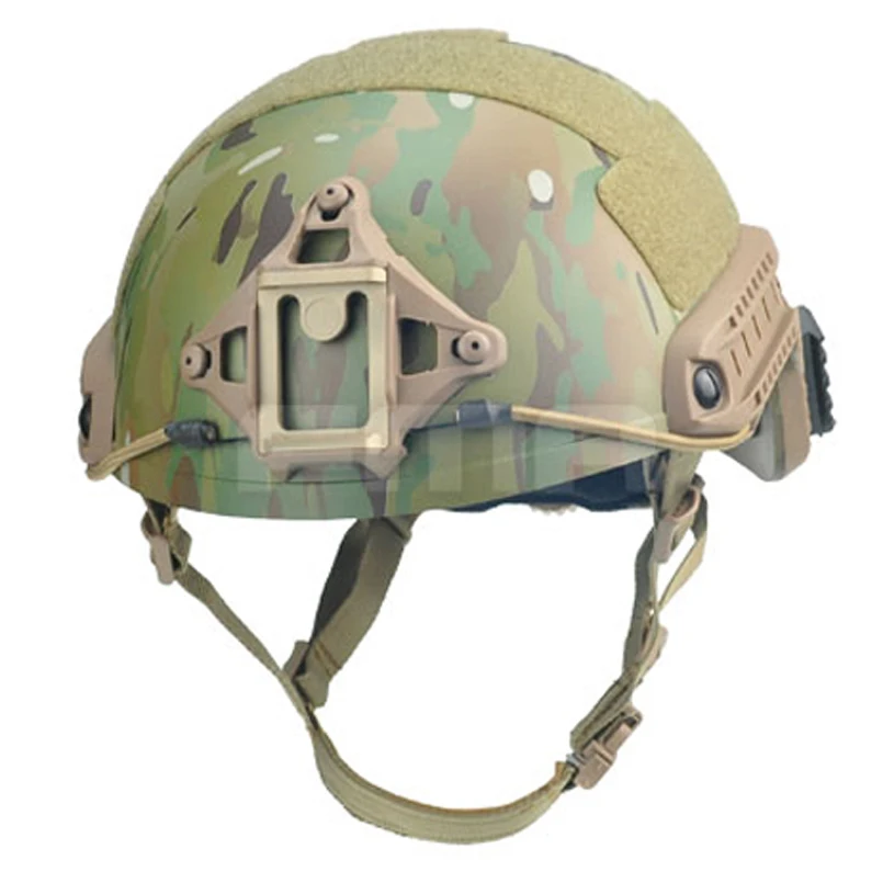FMA TB960 Tactical Helmet Airsoft Fast High Cut XP Helmet with Shroud ...