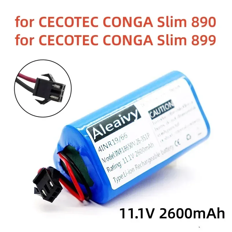 Original-10-8V-11-1V-18650-Lithium-Battery-For-CECOTEC-For-CONGA-Slim ...
