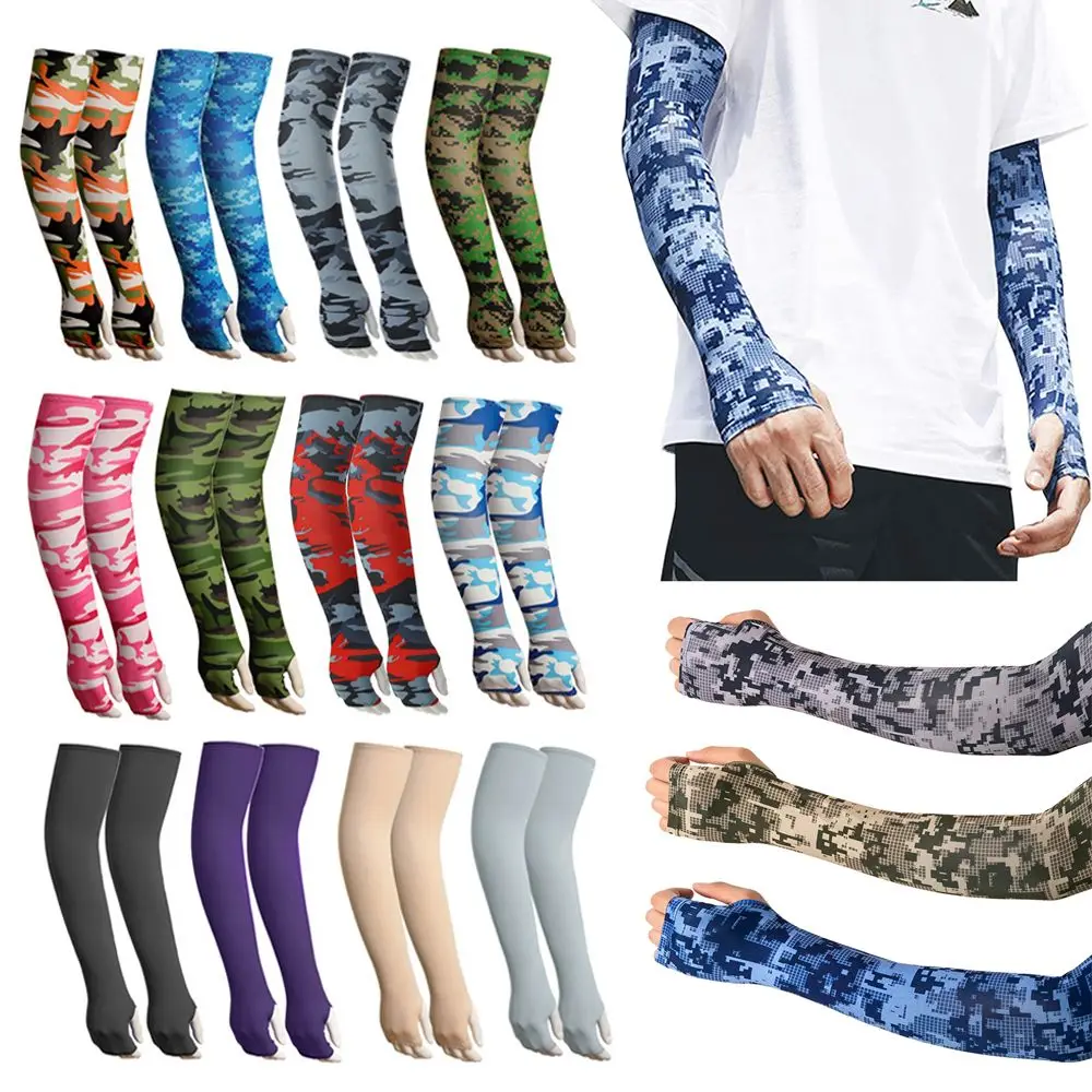 2Pcs-Arm-Sleeves-Warmers-Sports-Sleeve-Sun-UV-Protection-Hand-Cover ...