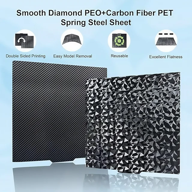 3d Printer Build Surface 220mm HzdaDeve 250X250MM PEI PEO Build Plate ...