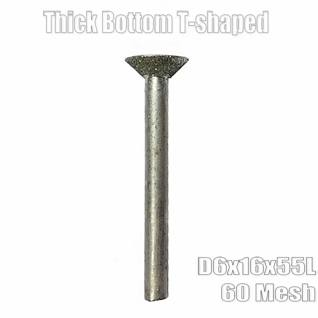 30PC-3MM-6MM-T-Shaped-Thick-Bottom-Electroplated-Grinding-Head-End ...