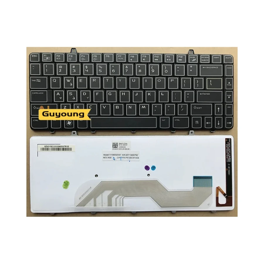 Laptop-Keyboard-For-Dell-Alienware-M11X-R2-M11X-R3-replacement-keyboard ...