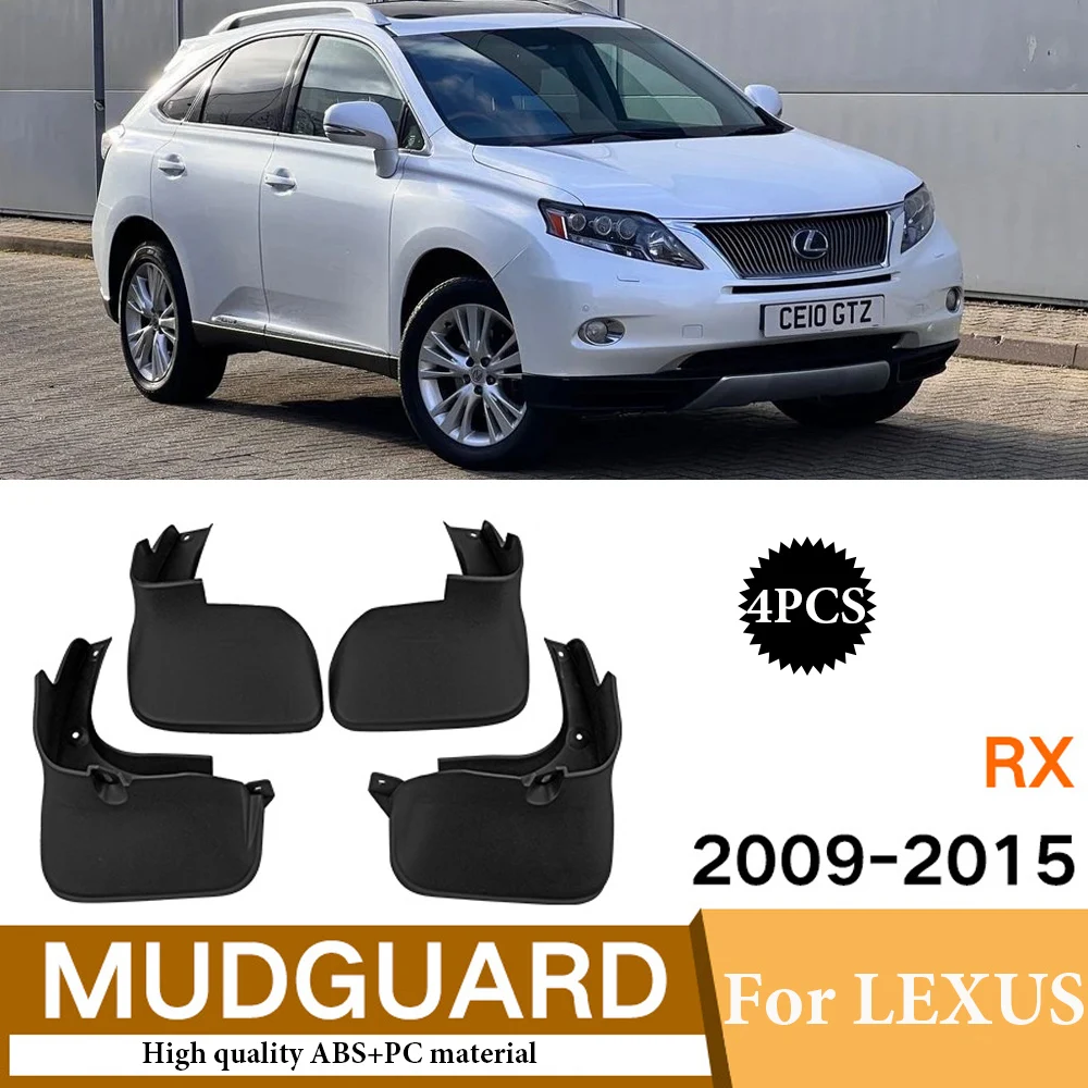 Car-Mud-Flaps-For-LEXUS-RX-RX450H-RX270-RX300-RX350-2009-2015-Front ...