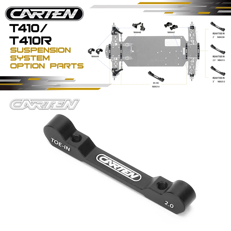 CARTEN-Parts-Rear-Swing-Arm-Mount-NBA338-for-M210-T410-1-10-RC-Touring ...