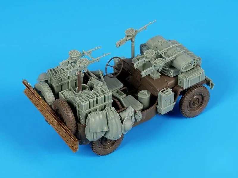 1/35 Ratio Die-casting Resin Made Of British Sas African Chariot ...