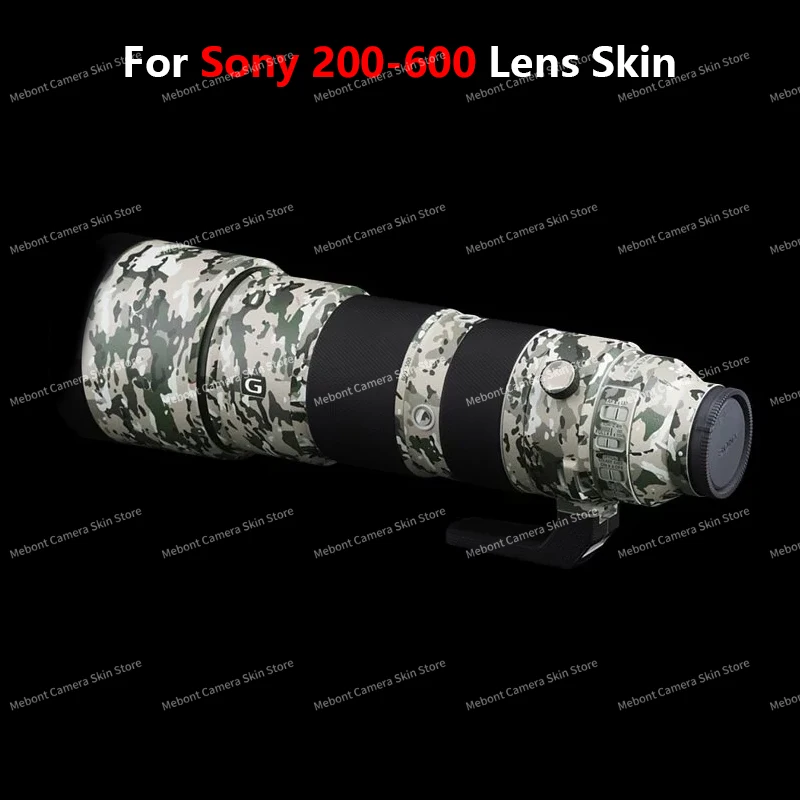 Camera lens skin for FE 200 600mm F5.6 6.3 SEL200600G Wrap Skin 200 600 ...