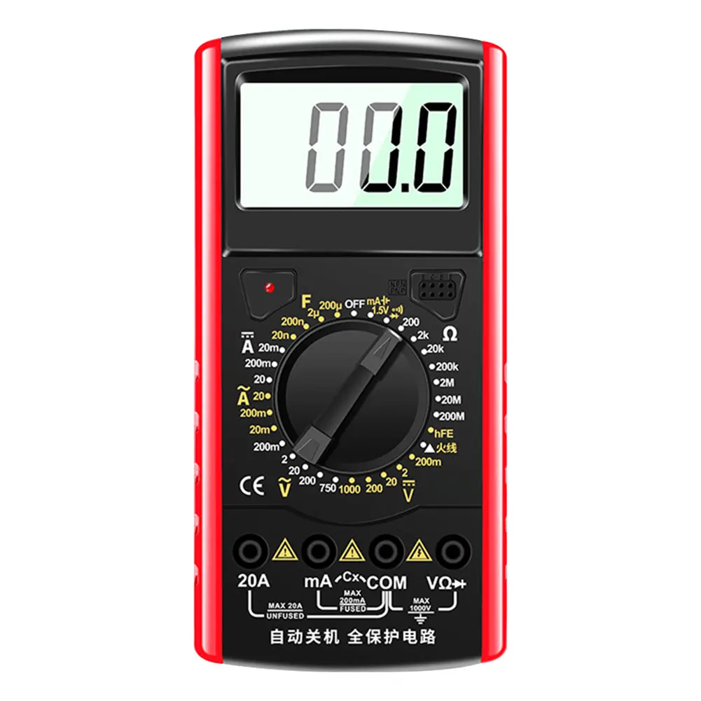Digital-Multimeter-Professional-Analog-Auto-Range-Multimetro-AC-DC ...