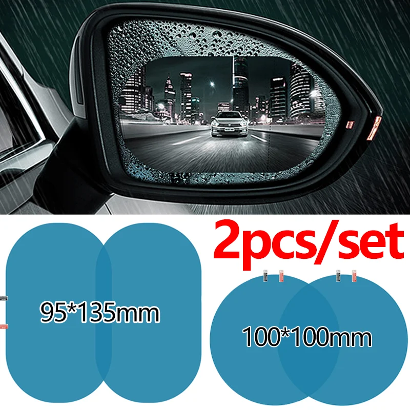 2pcs-New-Car-Sticker-Rainproof-Film-Rearview-Mirror-Rain-proof ...
