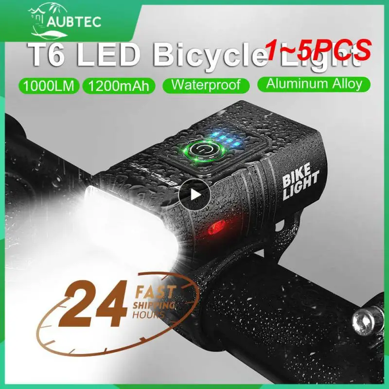 1-5PCS-Bicycle-LED-Light-1000Lumen-Front-Light-Bicycle-MTB-Bike ...
