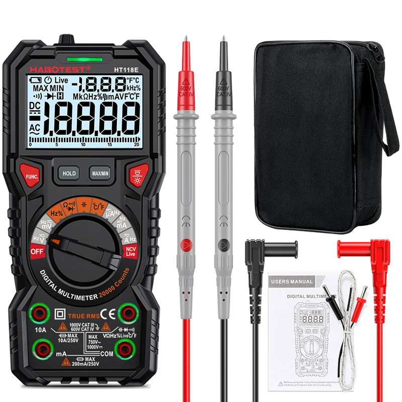 20000-Counts-HT118E-Digital-Multimeter-Ture-RMS-6000-Counts-1000V-10A ...