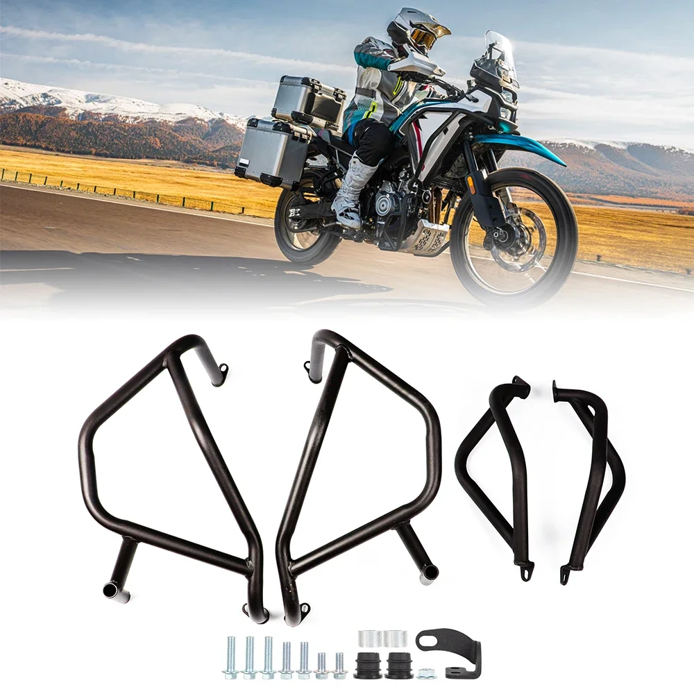 Motorcycle Anti-Fall Protection Engine Protective Kit Cover Crash Bar ...