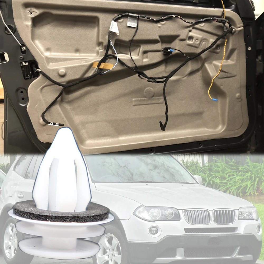 For-BMW-X3-E83-2003-2004-2009-F25-2010-2018-Car-Door-Card-Panel-Fascia ...