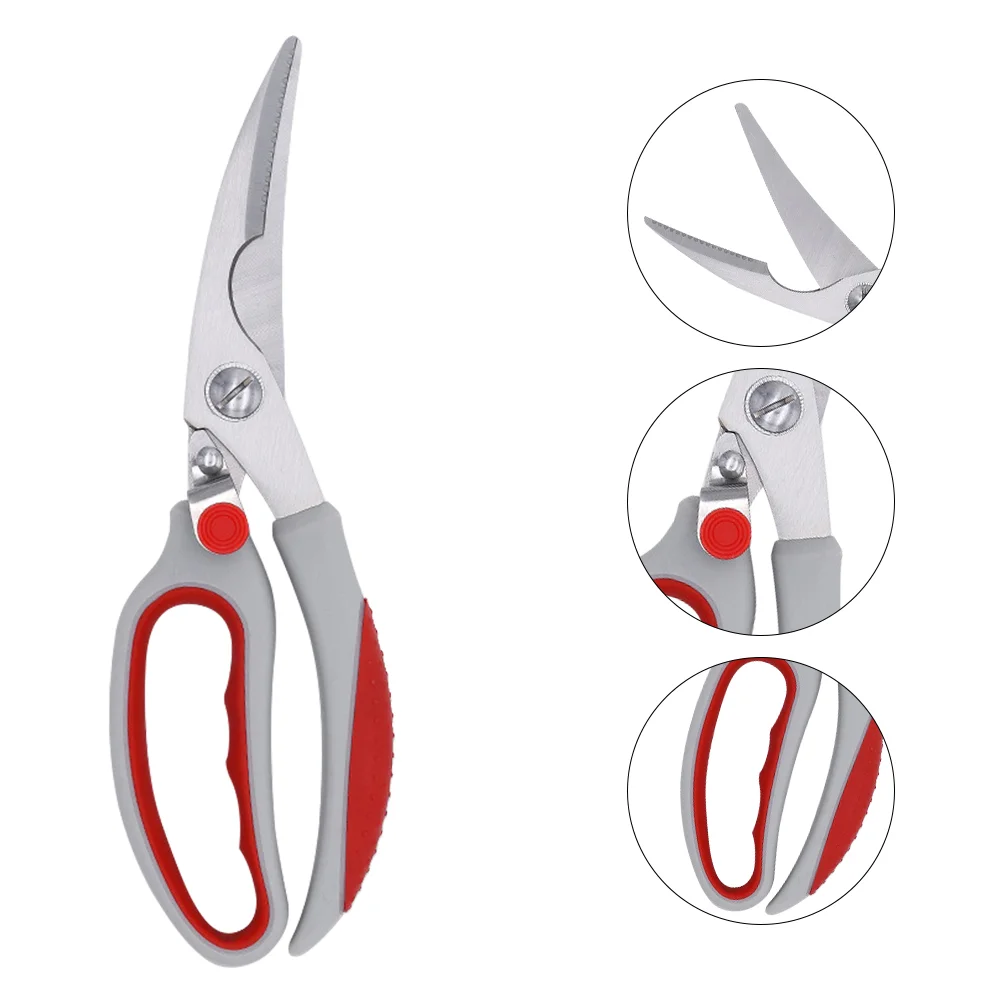 Stainless Steel Scissor Multi purpose Chicken Bone Scissor Food Scissor ...