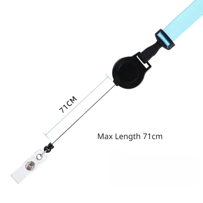 Heavy Duty Retractable Keychain 2pcs 33mm Circle Metal Retractable Pull ...