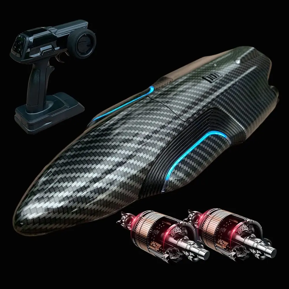 Dual Turbojet Remote Control Boat Technology Shape Carbon Fiber Coating ...