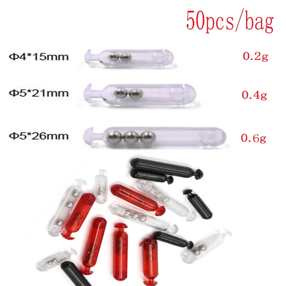 50PCS-polychrome-Fishing-Sound-Bar-Fishing-Lure-Baits-Rattles-Insert ...