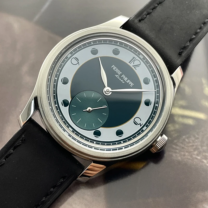 38mm NEW PIERRE PHILIPPE Formal watch Red Dial Ultrathin Retro Arrow ...
