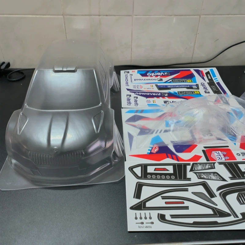TC201 1/10 Skoda Fabio RC Rally Body Shell, 190mm x 257mm Tamiya ...