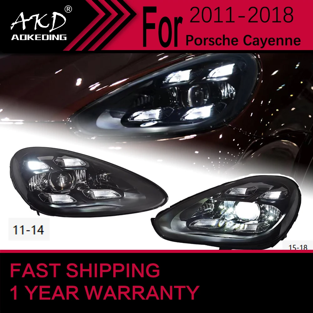 Car-Lights-for-Porsche-Cayenne-LED-Headlight-2011-2018-Cayenne-Head ...