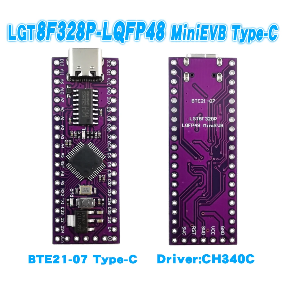 LGT8F328P-LQFP48-MiniEVB-Replaces-Nano-V3-0-ATMeag328P-Maple-Mini ...