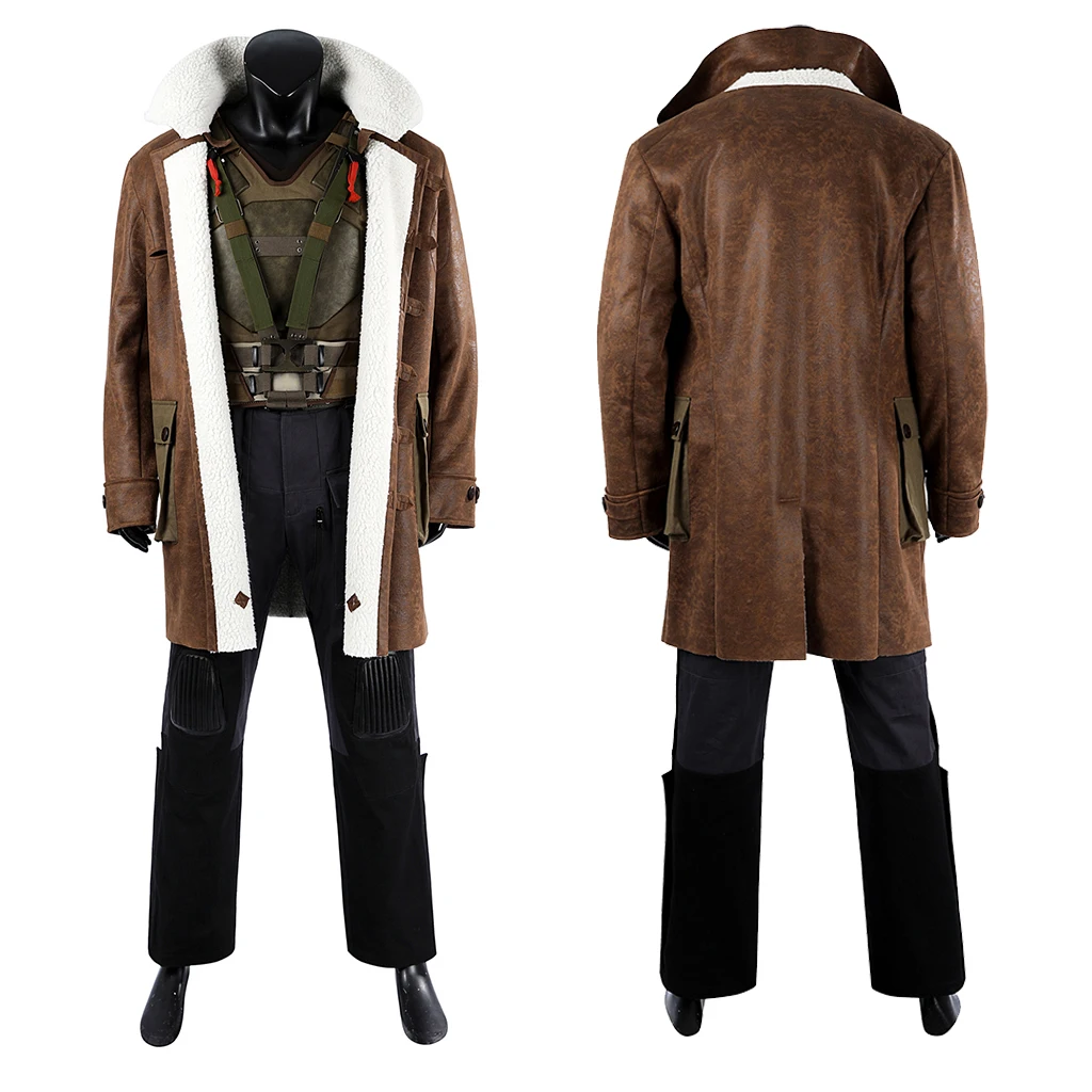 Movie Cosplay Bane Costume Uniform Full Set Adult Men Halloween Man ...