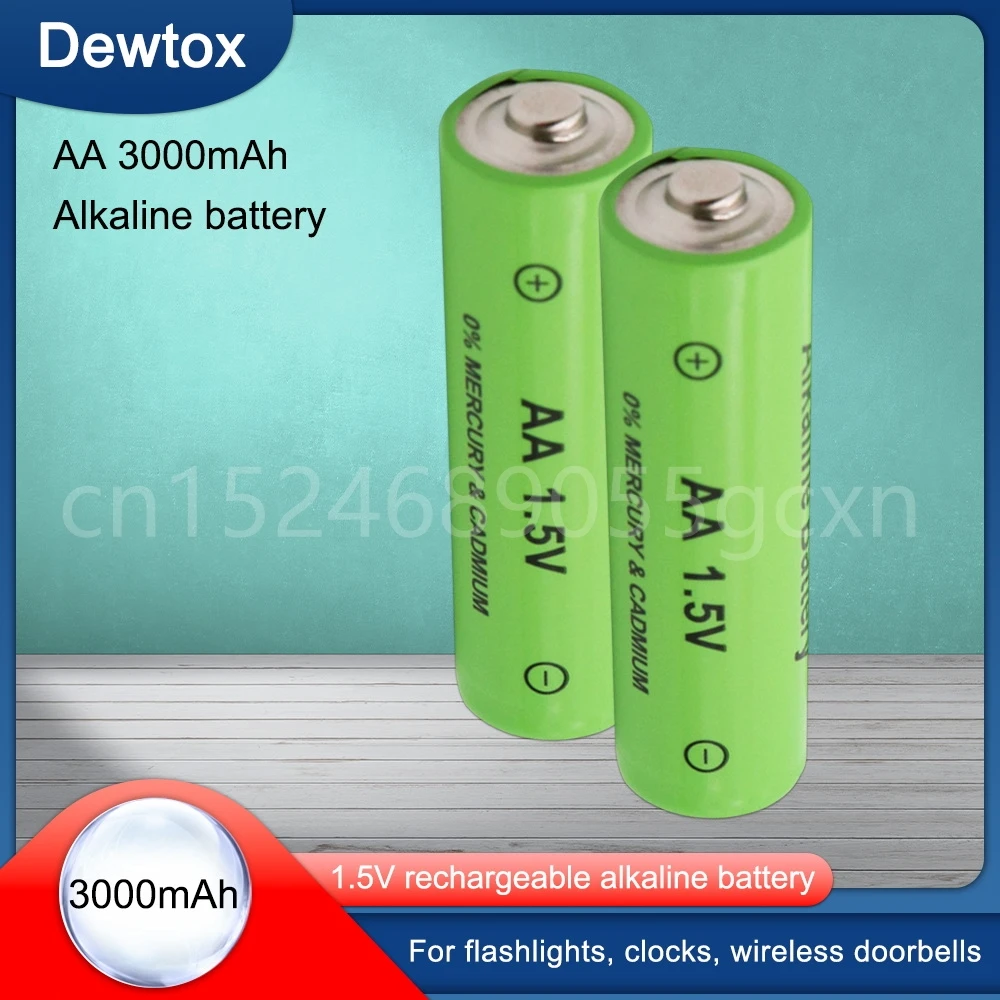 1-2PCS New Brand AA Rechargeable Battery 3000mah 1.5V New Alkaline ...