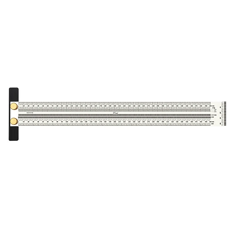 Woodworking-Marking-T-Rule-Scale-Ruler-T-Type-Hole-Ruler-Scribing-Mark ...