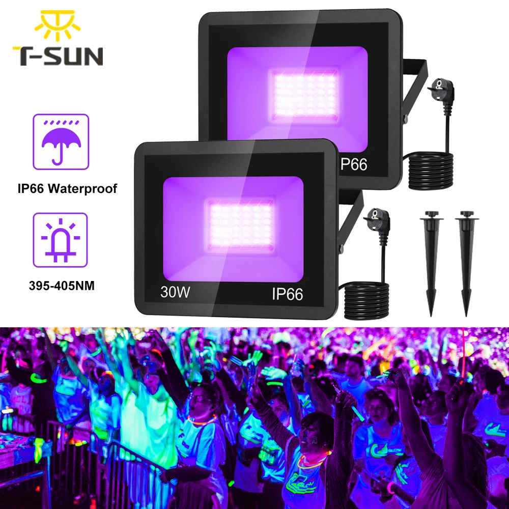 Luces-LED-UV-negras-IP66-para-escenario-luz-ultravioleta-con-efecto-de ...