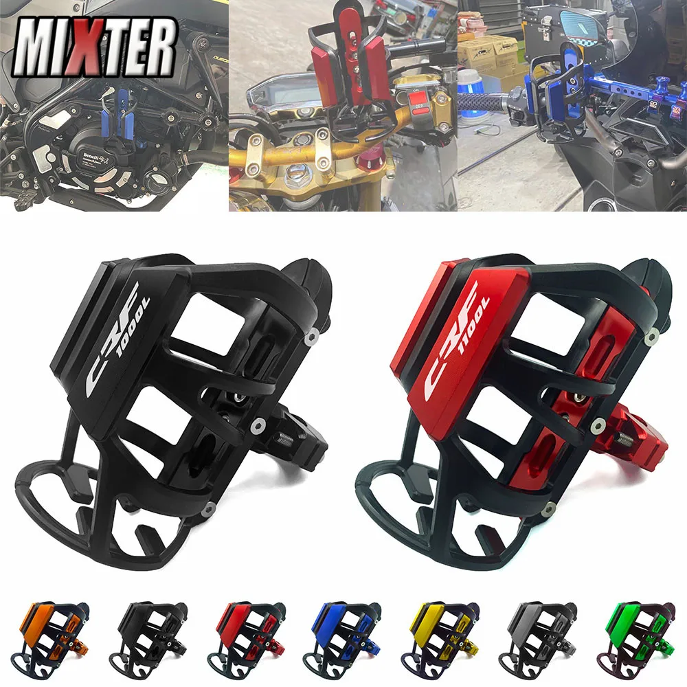 Motorcycle-Beverage-Water-Bottle-Drink-Cup-Holder-Bracket-For-HONDA ...