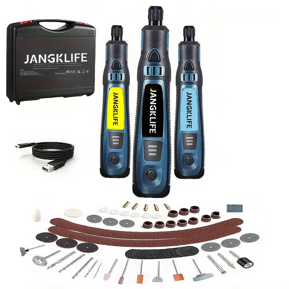 USB-Cordless-Rotary-Tool-Kit-Woodworking-Engraving-Pen-DIY-For-Jewelry ...