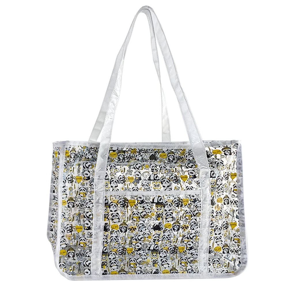 Large Transparent Solid Color Tote Bag-Versatile,Waterproof,Stain ...