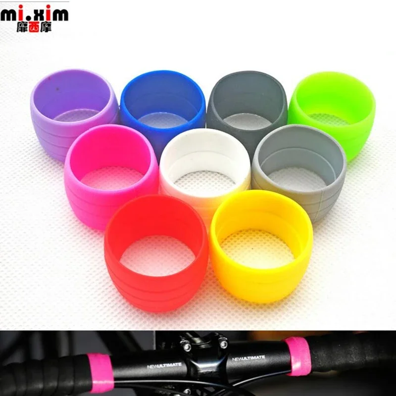 1 Pair Bike Silicone Plug Rubber Anti-Skip Road Bike Plugs For Bar Tape ...