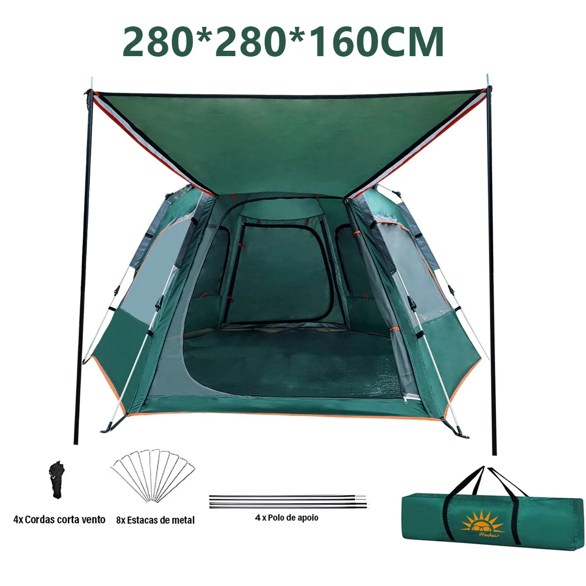 NEW HAWAII Camping Tent Large Automatic 5-8 People, Quick Assembly ...