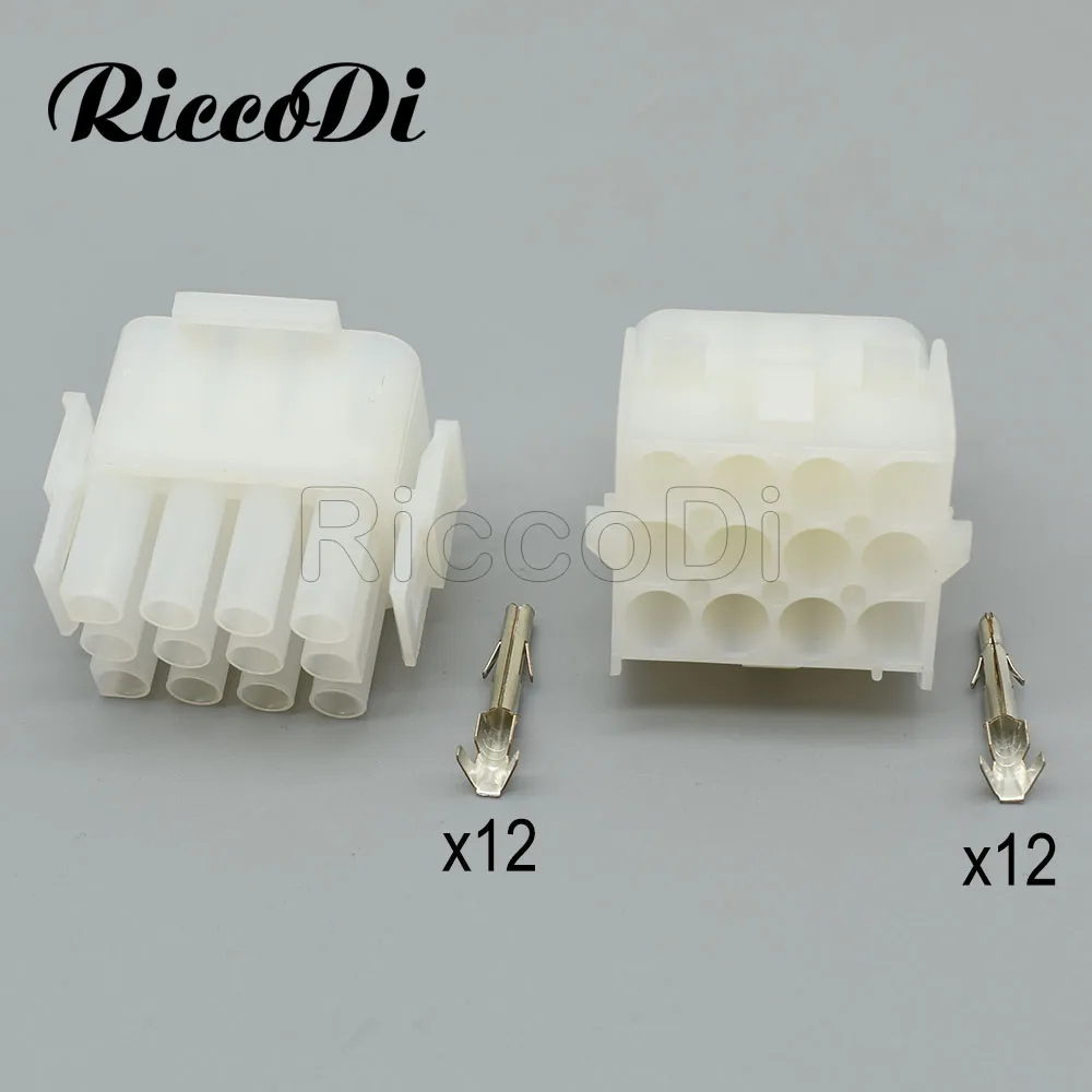 5-20-Sets-12-Pin-63080-6-35mm-Pitch-Wire-To-Wire-Connector-42021-Female ...