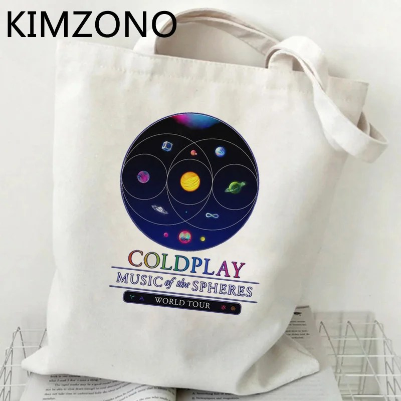 coldplay-shopping-bag-shopper-cotton-reusable-bolso-recycle-bag ...