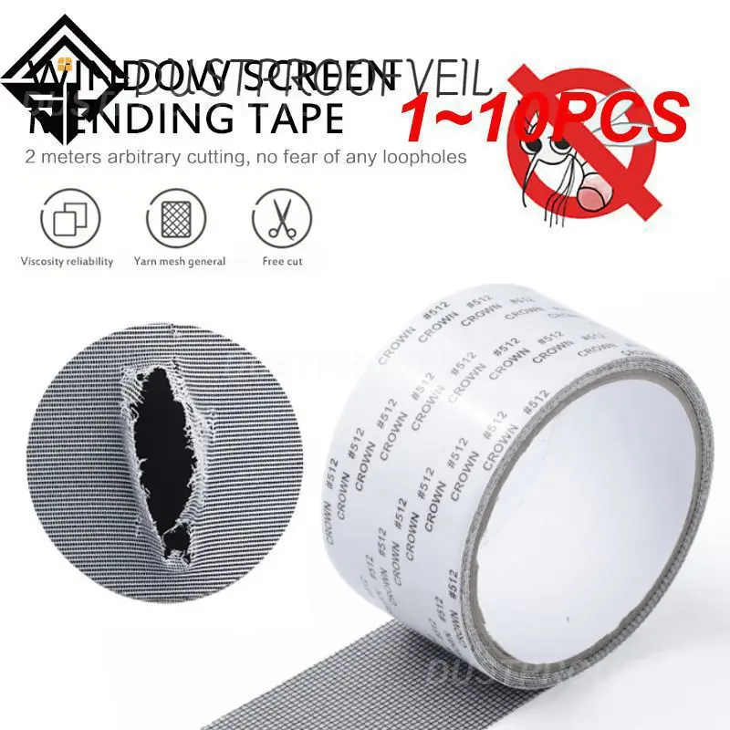 1-10PCS-Net-Mesh-Repair-Self-adhesive-Door-Fix-Patch-Anti-Insect ...