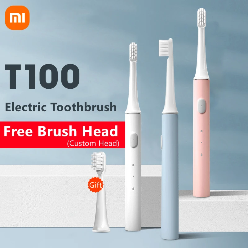 Xiaomi Mijia T100 Sonic Electric Toothbrush Teeth Brush Heads T-100 Oral Deep Cleaning ...