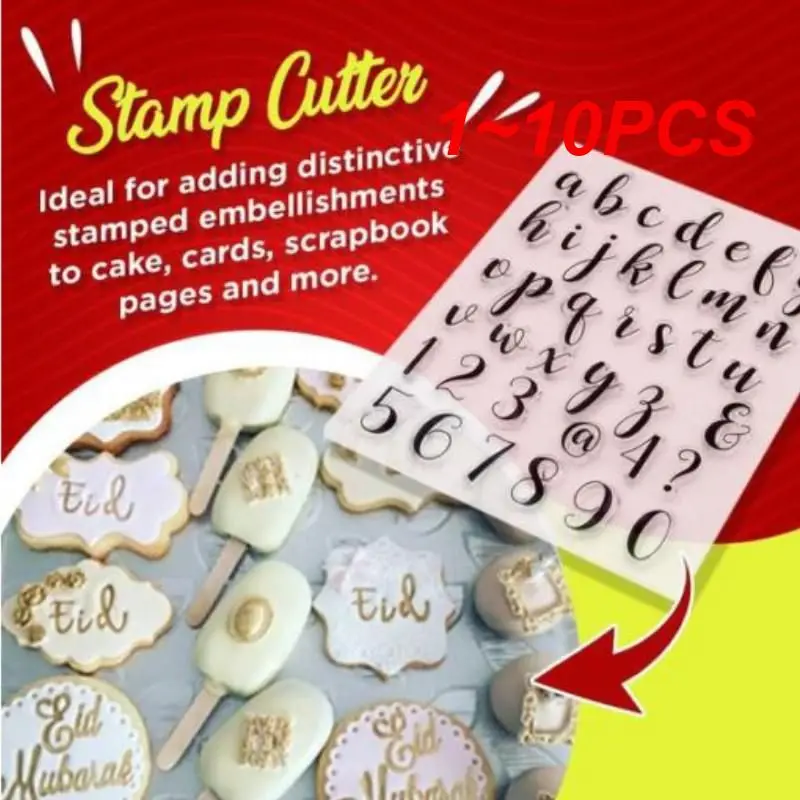 1-10PCS-Stamps-for-Cookies-Letters-Letters-Stamp-Sweet-Cake-Decorating ...
