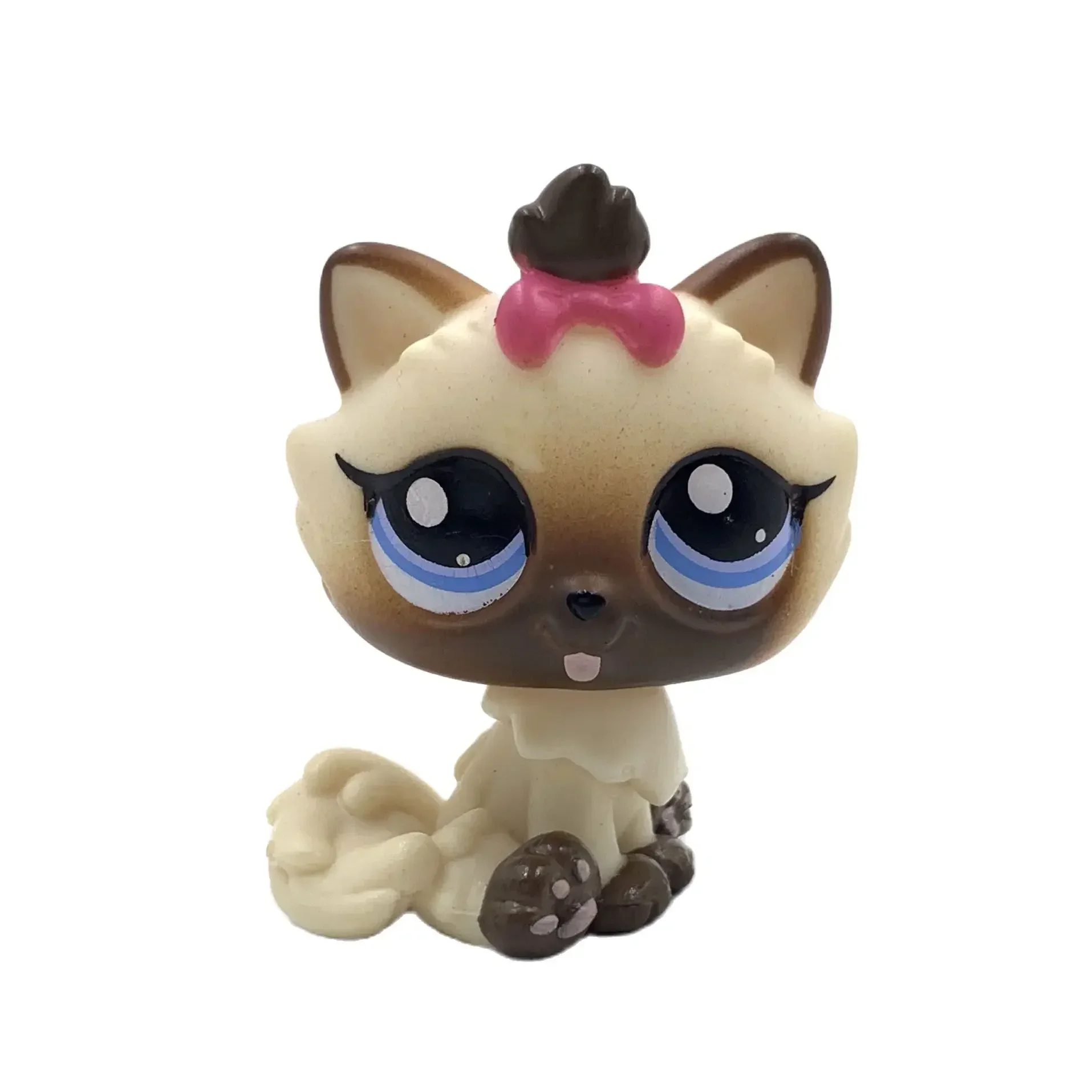 Rare-animal-Littlest-pet-shop-Bobble-head-toy-HIMALAYAN-cat-2545-With-a ...