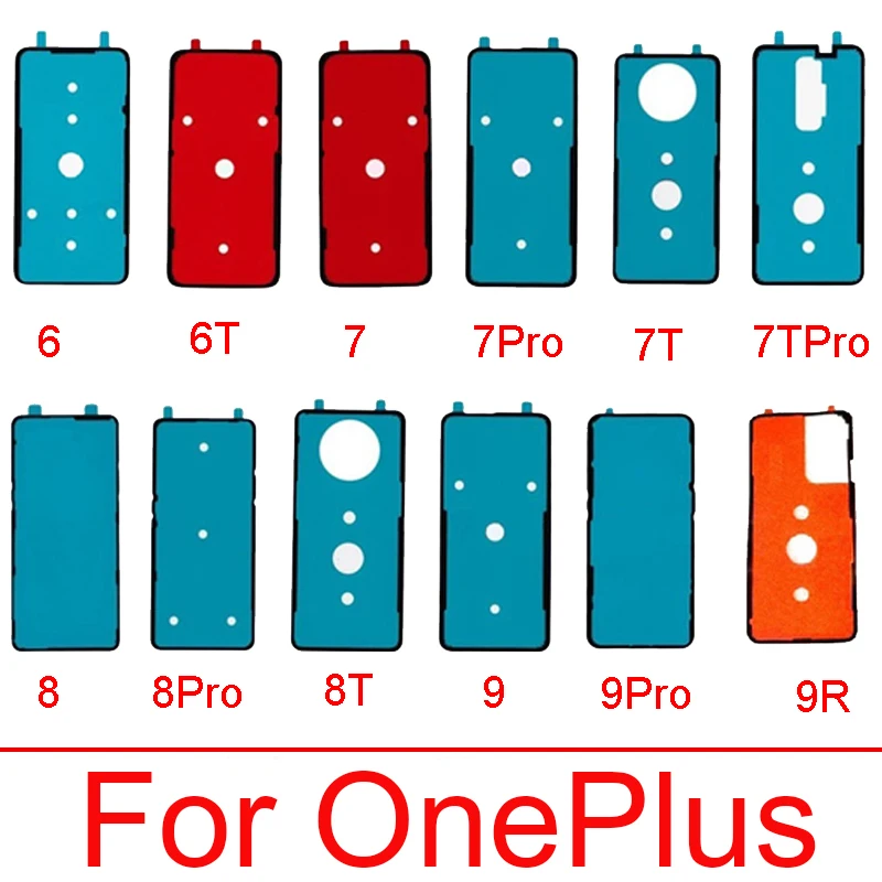 1pcs Back Battery Cover Adhesive Sticker For Oneplus 1+ 6 6t 7 7t 8 8t ...