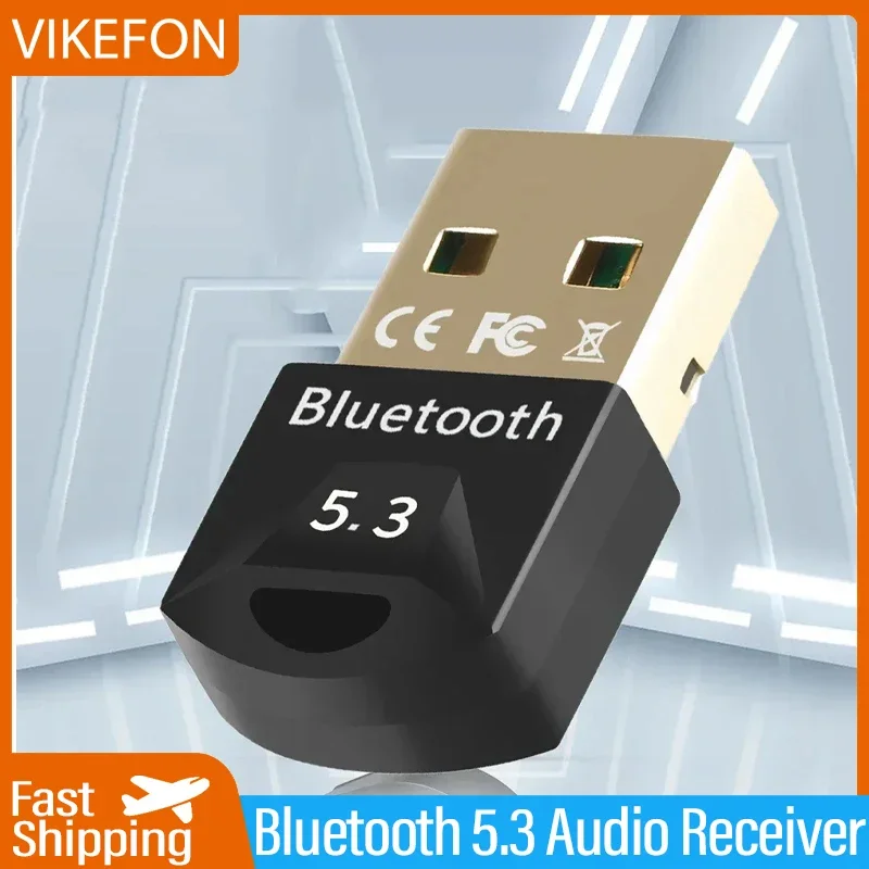 VIKEFON-2024-New-Bluetooth-Adapter-for-Pc-Usb-Bluetooth-5-3-Dongle ...