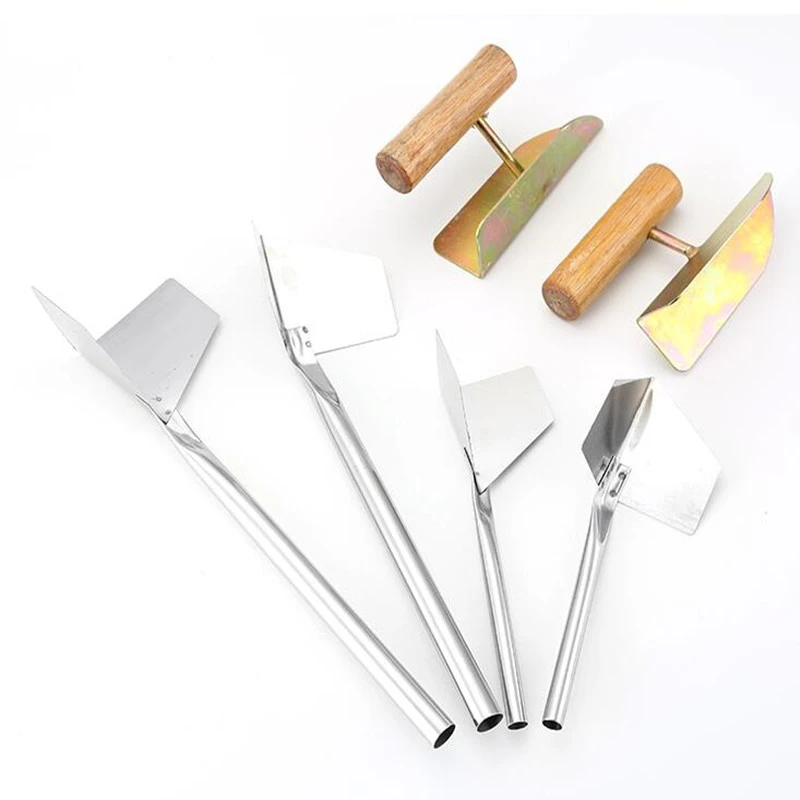 Wooden Handle Putty Knife Scraper Drywall Corner Shovel Yin Yang Puller ...