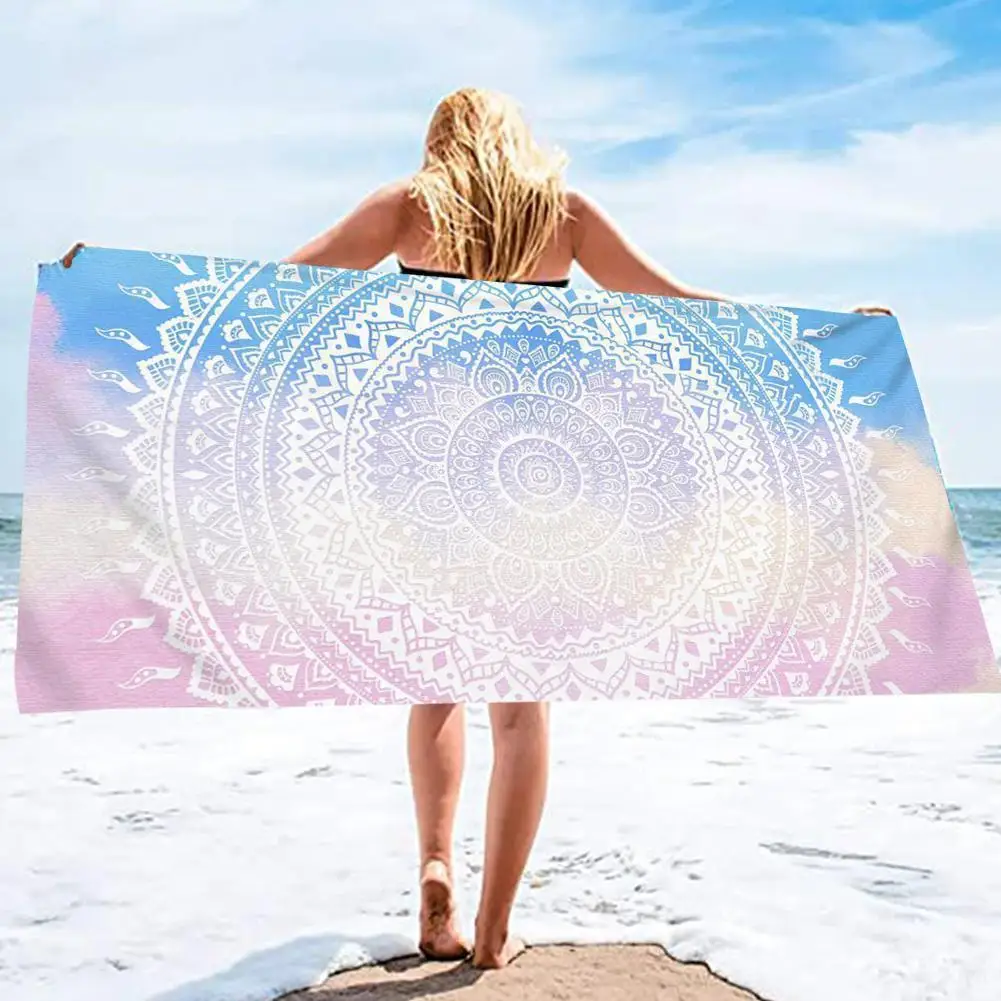 Bohemian-Beach-Towel-Print-Square-Quick-Dry-Bath-Towel-Camping-70x140cm ...