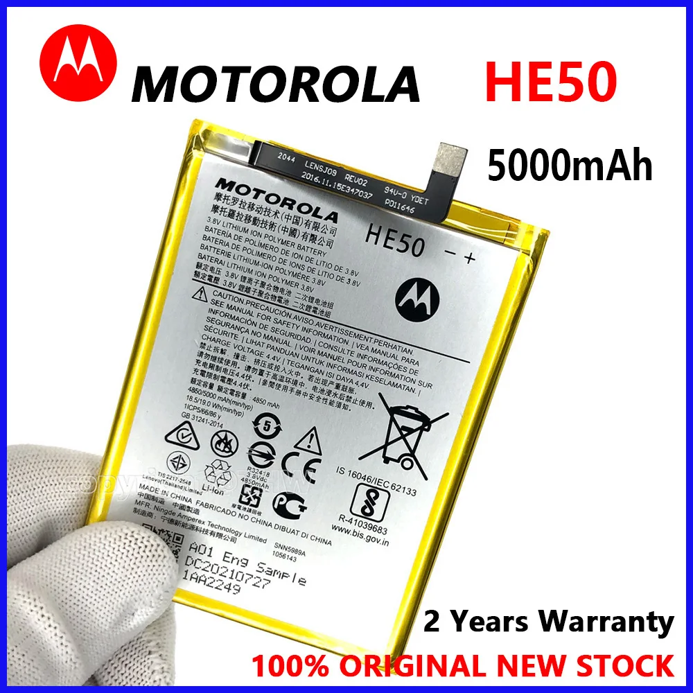 Motorola batería HE50 Original 100% para Motorola Moto, E4 Plus, E5 ...