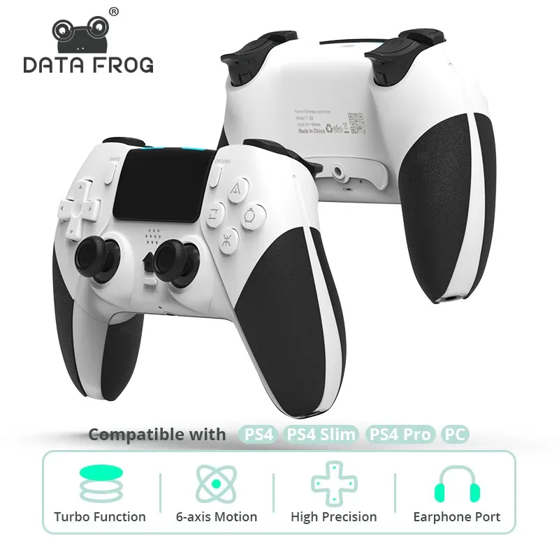 DATA FROG Bluetooth Wireless Controller For PS4 Controller Gamepad For ...