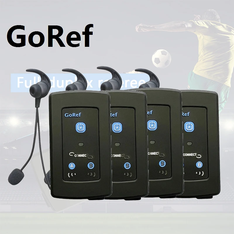 GOREF-intercomunicador inalámbrico para árbitro de fútbol, auriculares ...