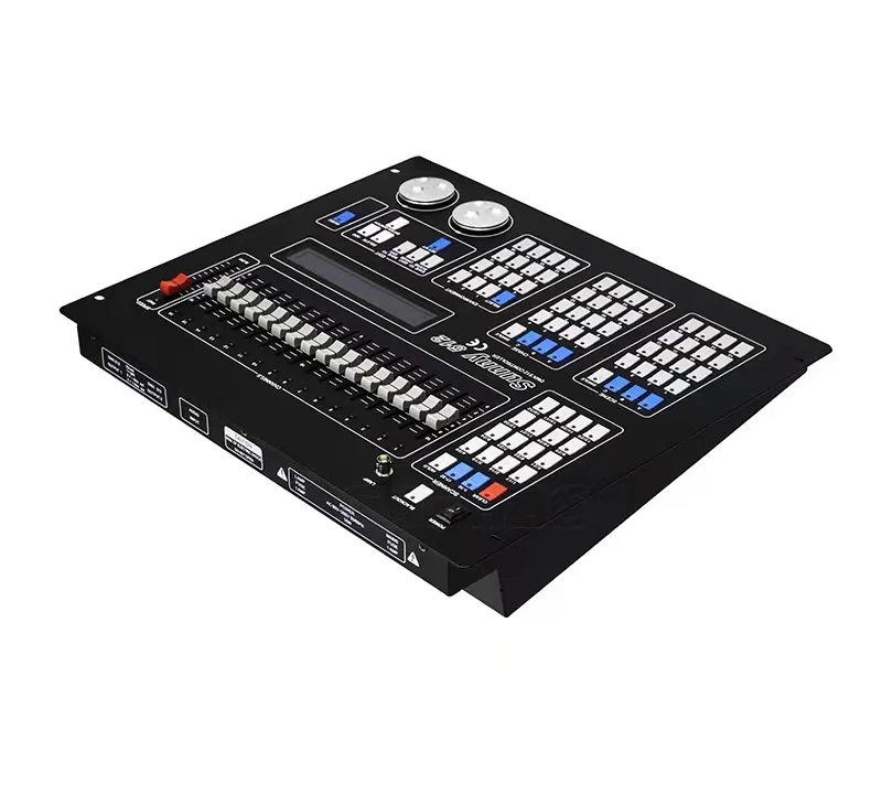 Buy Professional Stage Light DMX Master Console New Sunny 512 DMX Controller With Flycase ...