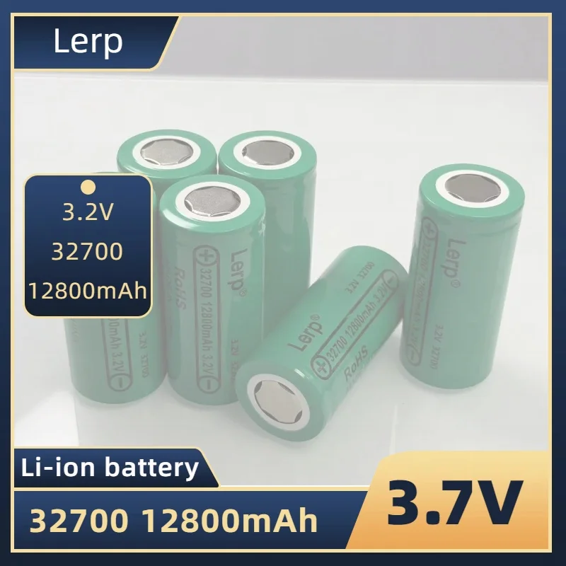 New 3.2V 32700 12800mAh LiFePO4 Battery - 35A/55A Continuous Discharge ...