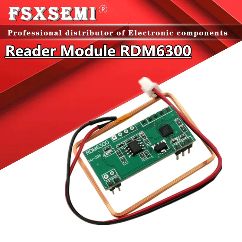 Uart 125khz Em4100 Rfid Card Key Id Reader Module Rdm6300 (rdm630) For ...