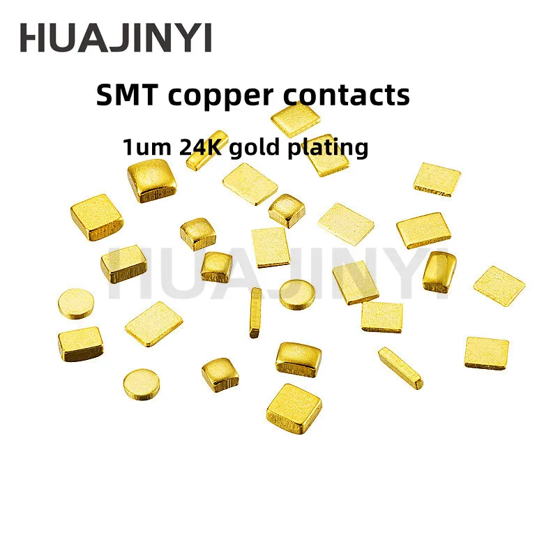 SMT-Copper-Contacts-Gold-plated-Round-Square-Brass-Shrapnel-Battery ...